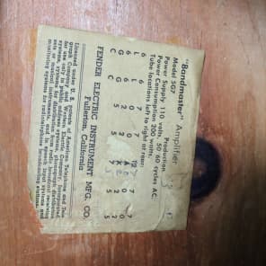 G.E. Smith's Vintage 1960 Fender Bandmaster 3x10 35W Tube | Reverb