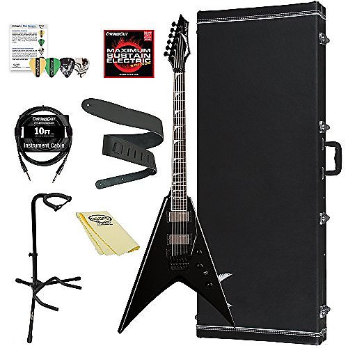 Dean Guitars VMNT F CBK Electric Guitar Kit with Case and | Reverb