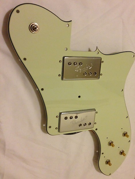 Fender '72 Telecaster Deluxe Loaded Mint Green Pickguard | Reverb