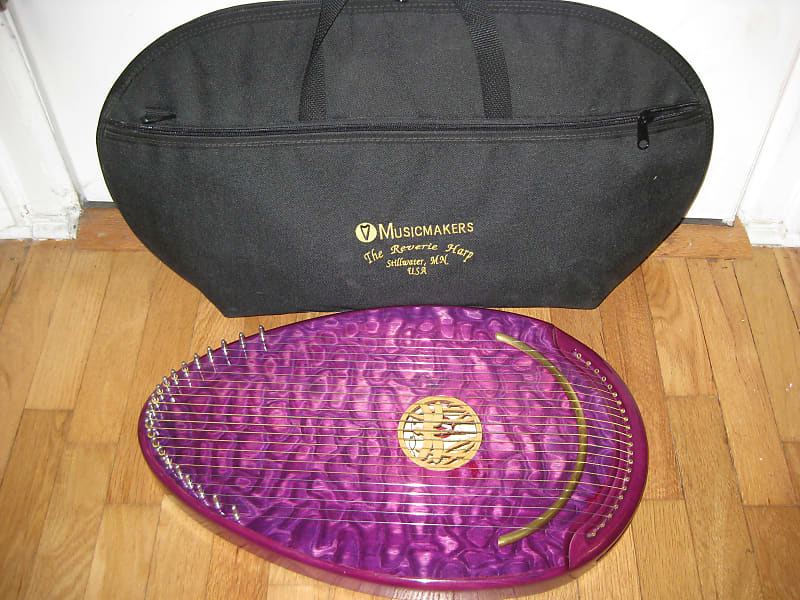 Musicmakers Reverie Harp with Case - Purple | Reverb