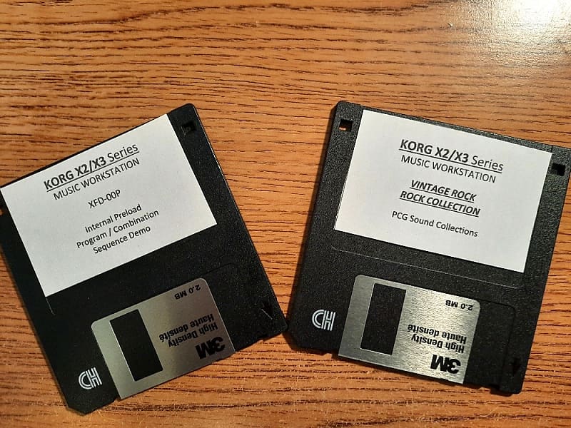 Korg X2 X3 Factory Reset & 2 Bonus Sound Collection (2 Disks) | Reverb