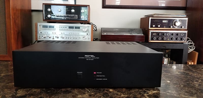 Nice Audiophile Rotel RB-870 BX 100 Watt Amplifier | Reverb