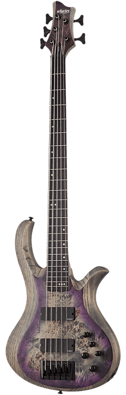 Schecter Riot-5 Bass Aurora Burst | Reverb