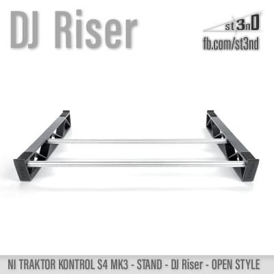 DJ RISER STAND for NI TRAKTOR KONTROL S4 MK3 - Open Style | Reverb