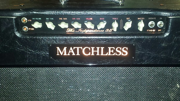 Matchless Independence 35 Black With Silver Face | Reverb