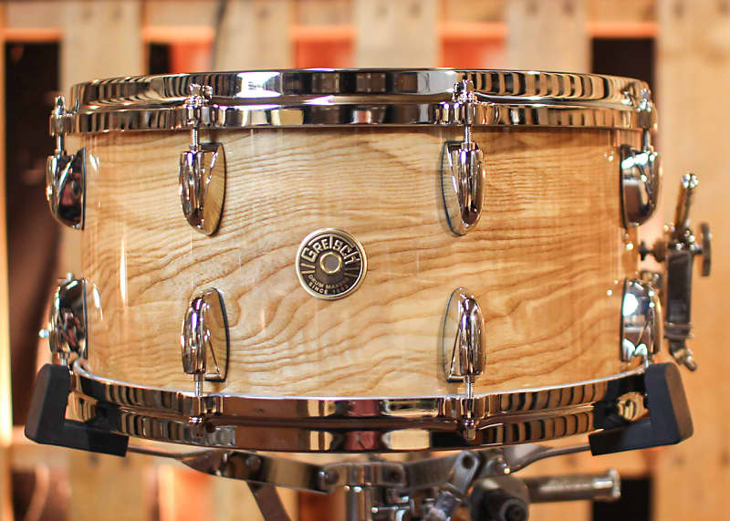 Gretsch 7x14 140th Anniversary USA Custom Figured Ash Snare | Reverb