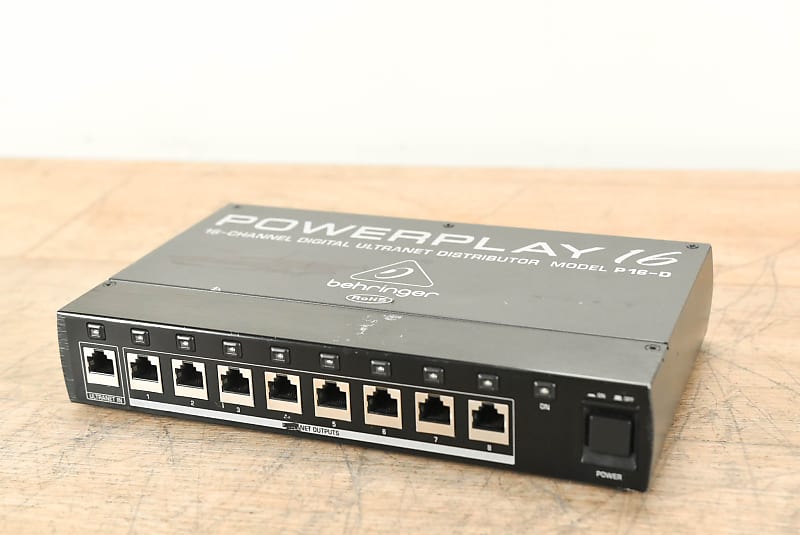 Behringer Powerplay P16-D 16-Channel Distribution Module | Reverb