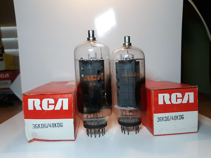 Pair of RCARCA 36kd6 60s | Reverb