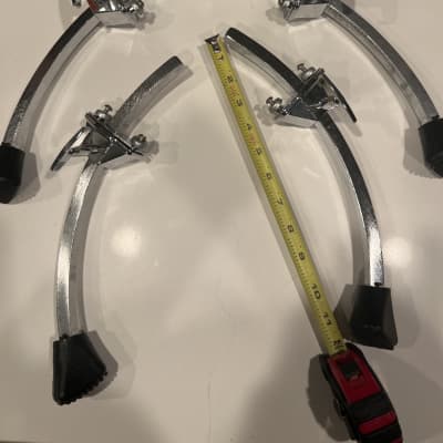 Ludwig Vintage Ludwig Bass drum spur Circa 1982 - Chrome | Reverb