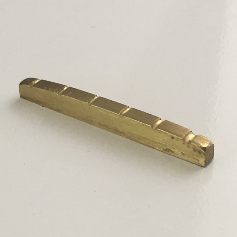 Solid Metal Electric Guitar Luthiers 41.3mm Brass Nut USA | Reverb