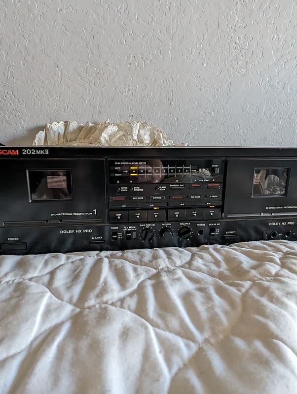 TASCAM 202 MK II Early 1990s - Black | Reverb
