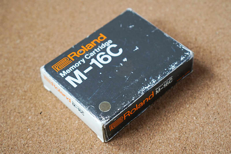 Roland M16-C memory cartridge 1989 - Black | Reverb