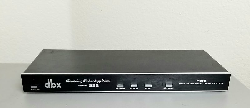 DBX 222 Type II Tape Noise Reduction Processor (vintage unit) | Reverb