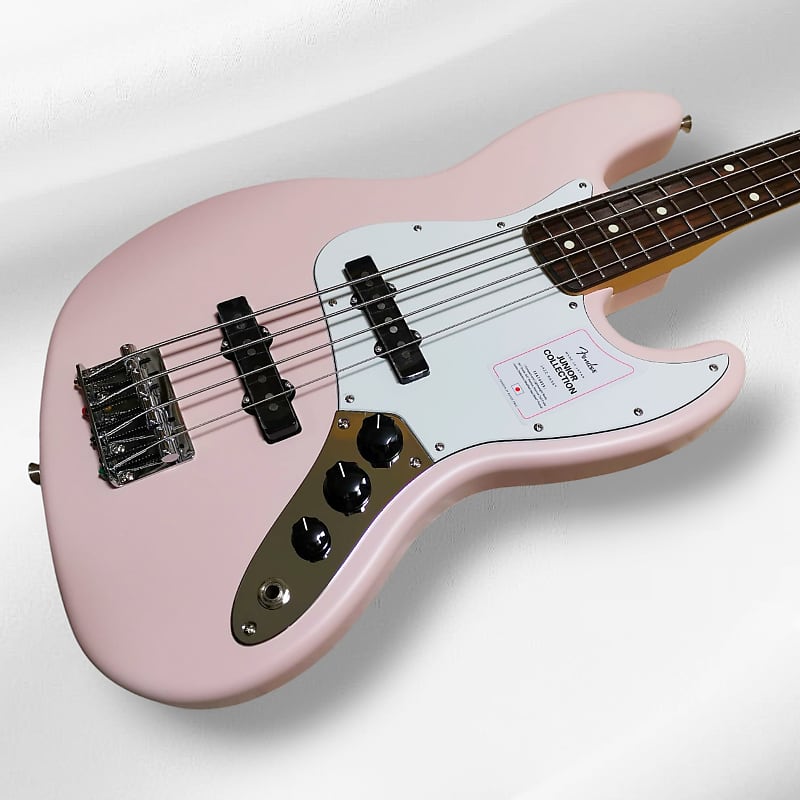 Fender Junior collection jazz bass 2024 - Shell pink | Reverb Canada