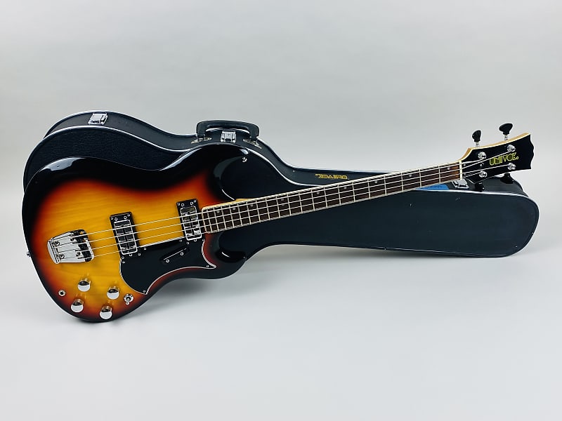 Univox Badazz Bass 1971-Nostos Algos-Orange Sunburst-1st Univox Badazz Bass 1971-Nostos Algos-Orange Sunburst-1st