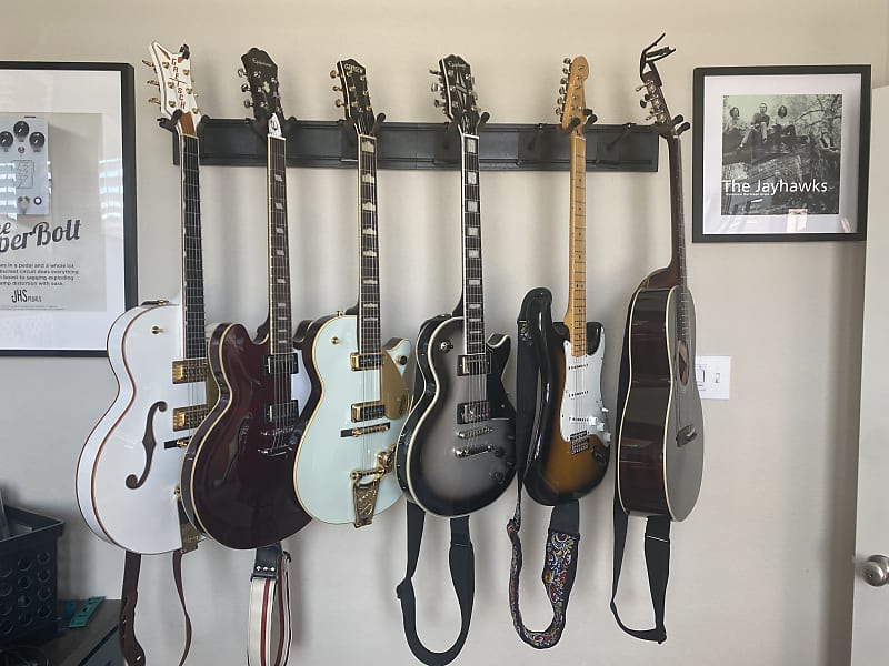 String Swing 5 and 3 guitar Wall Hanger Racks 2023 - Black | Reverb