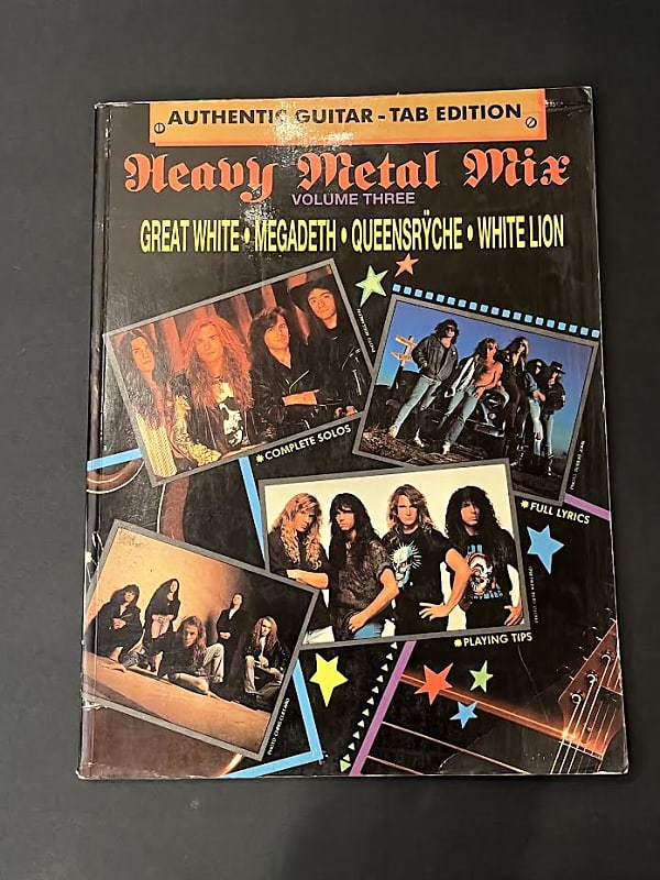Heavy Metal Mix Volume Three Authentic Guitar Tab Edition | Reverb