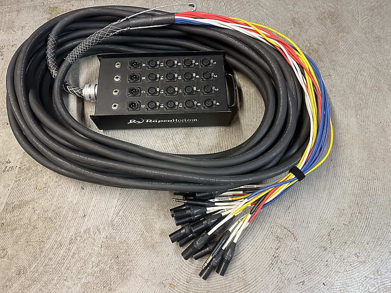 Rapco Horizon 16x4 Channel Stage Snake 100ft 2014 - Black | Reverb