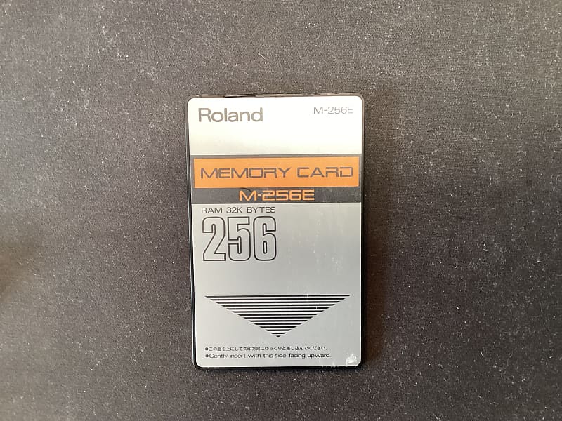 Roland M-256E memory card | Reverb