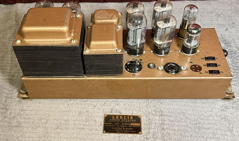 Leslie 31H Power Amp and Parts 1950's | Reverb