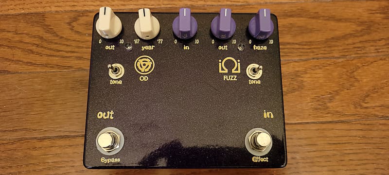 Analog Alien Fuzz Bubble 45 Purple Dual Fuzz/OD Drive Pedal | Reverb