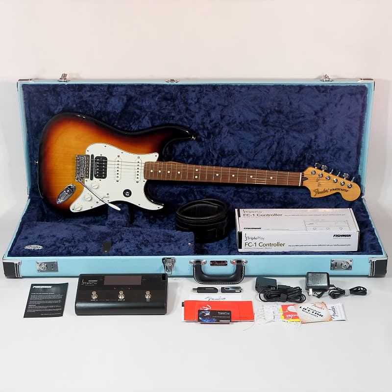 Fender Deluxe TriplePlay MIDI HSS Stratocaster & Fishman | Reverb