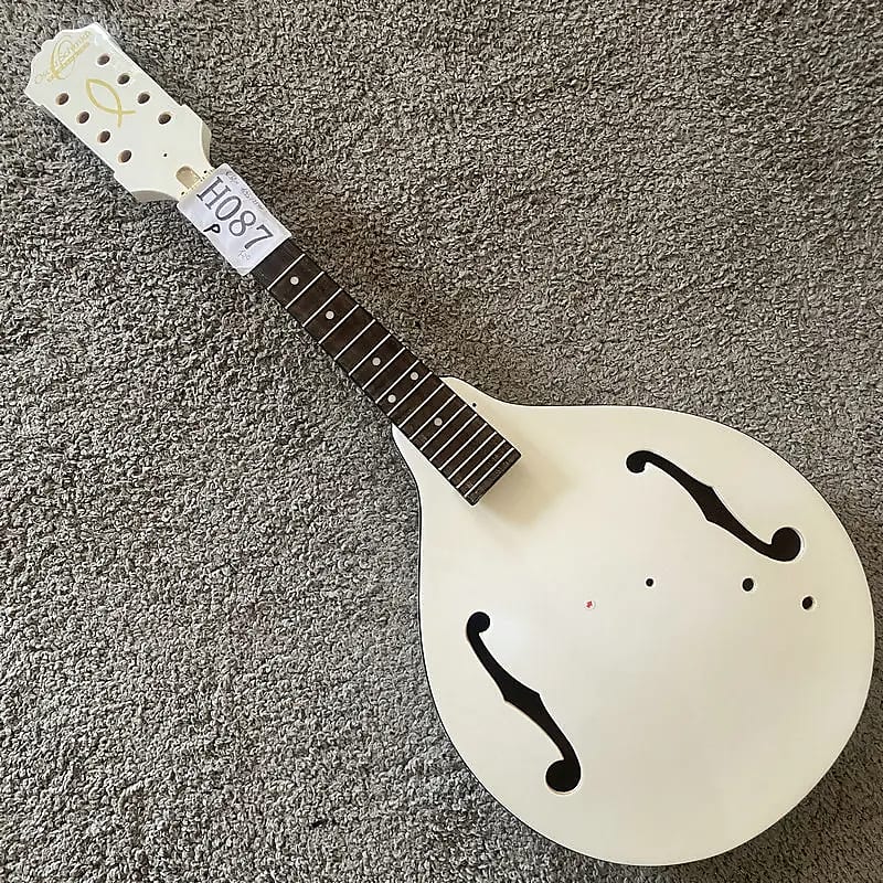 Washburn White 8 String Mandolin, Mahogany Neck, Rosewood | Reverb UK