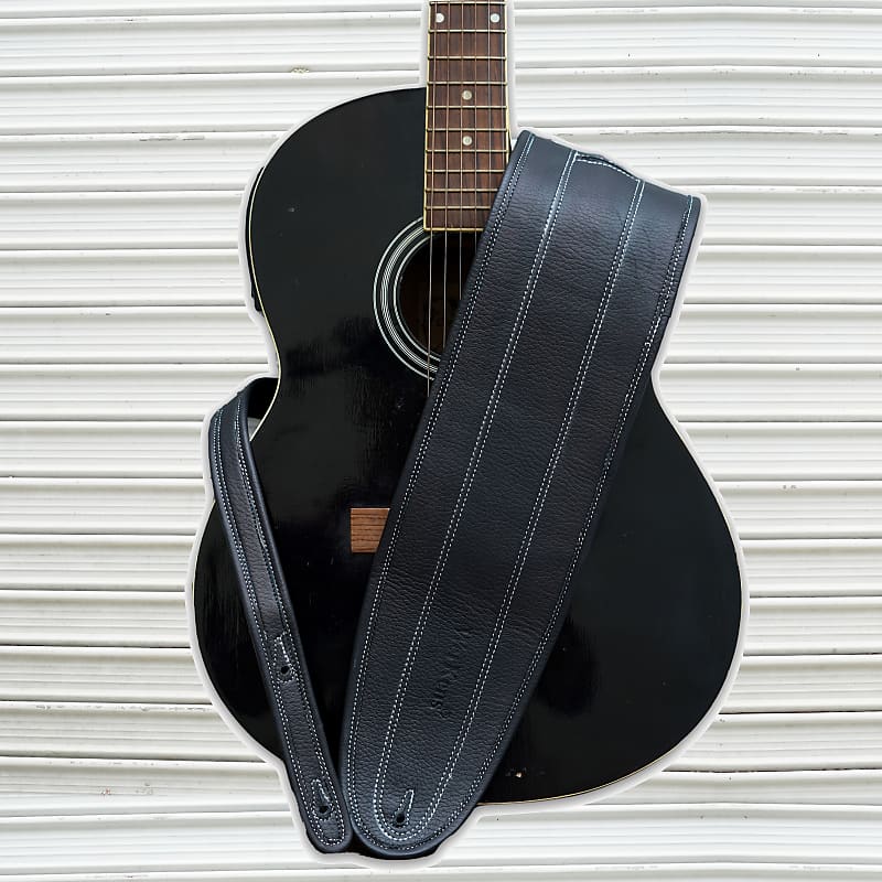 Guitar Strap 5 Inches Wide Padded Soft Leather Acoustic | Reverb