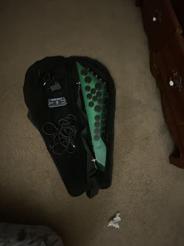 Zendrum ZX2 Flame Maple Green Sunburst | Reverb