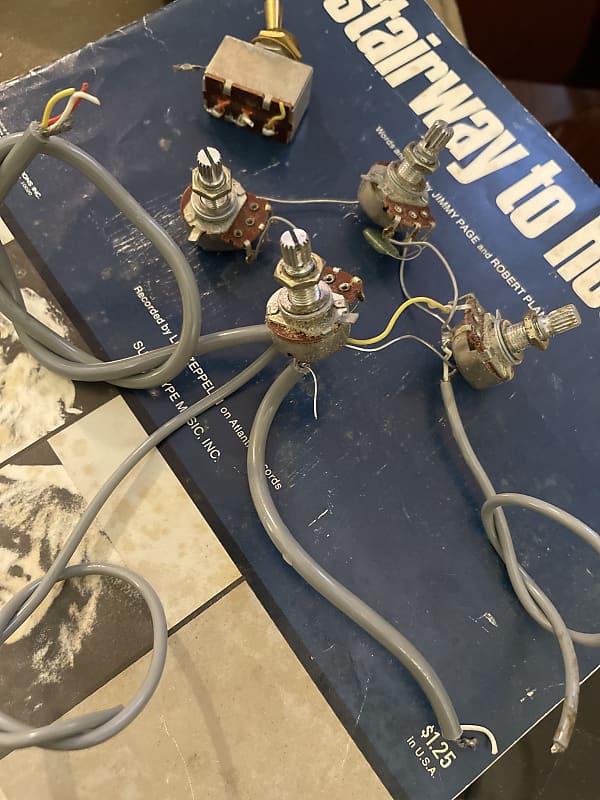 Univox Lp copy wiring harness 70s Wiring harness | Reverb