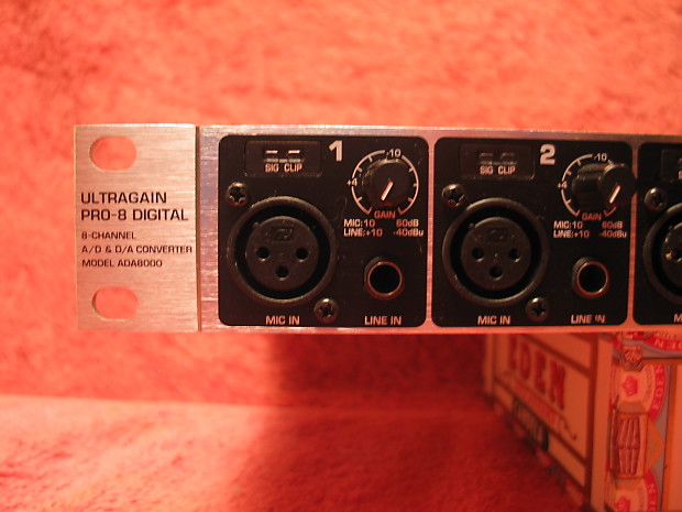 Behringer ADA8000 Ultragain Pro-8 Digital A/D & D/A Converter | Reverb