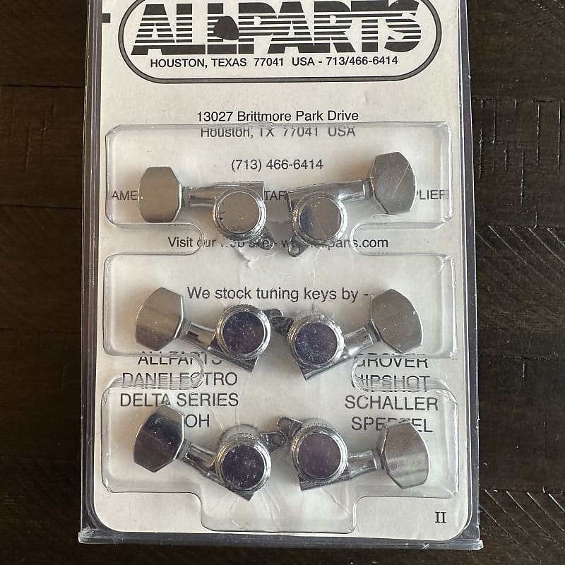 Allparts Locking Tuners 3X3 Set of 6 | Reverb