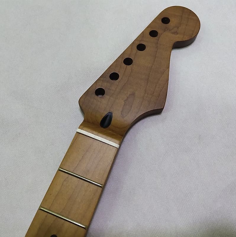 Maple Stratocaster Strat Style Roasted Wood Guitar Neck | Reverb