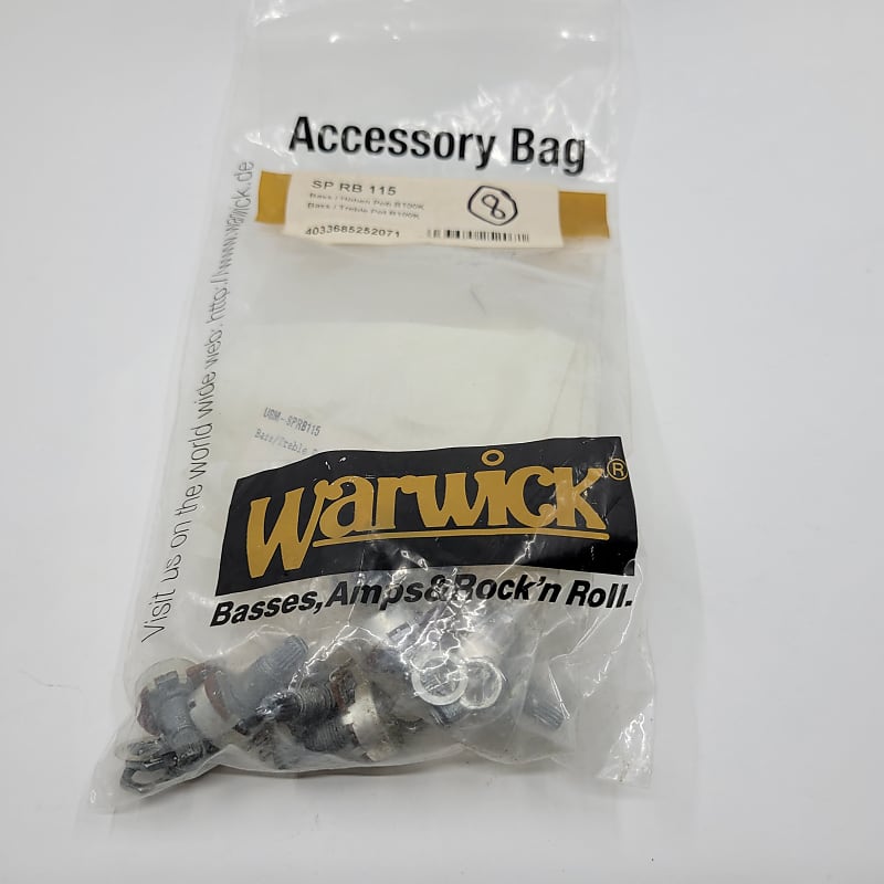 Warwick Bass/Treble Pot B100K | Reverb