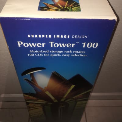 Sharper Image Power Tower 100 Lighted CD Carousal | Reverb