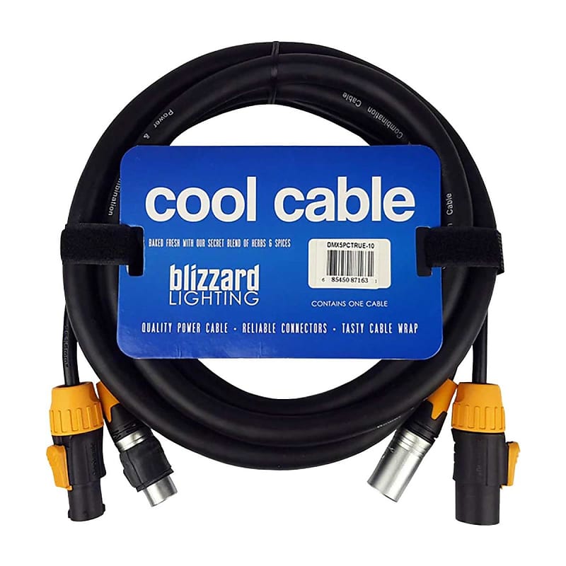 Blizzard Lighting DMX5PCTRUE-10 10FT Cool Cable DMX 5-pin | Reverb