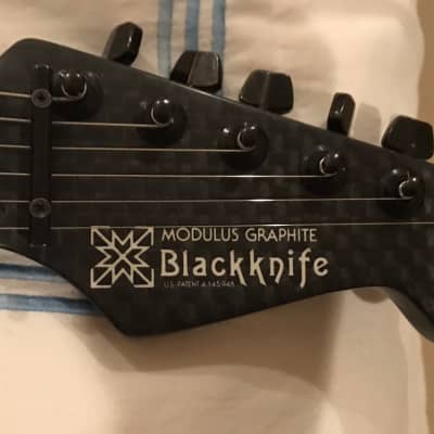 Modulus Graphite Blackknife Stratocaster | Reverb