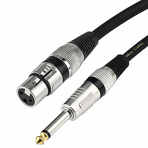 Senor Cable Female XLR to 1/4 (6.35mm) TS Mono Jack | Reverb