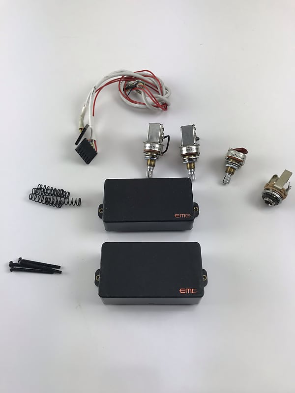 EMG 81TW & 89R Pickup Set from a Schecter Hellraiser C-1 | Reverb