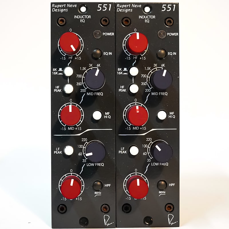 Rupert Neve Designs 551 500 Series Inductor EQ Pair | Reverb UK