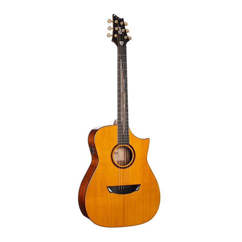 Cort LUXE II Concert Acoustic-Electric Guitar - Natural Gloss | Reverb