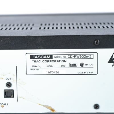 TASCAM CD-RW900MKII CD RW900 MKII Professional CD Recorder / | Reverb