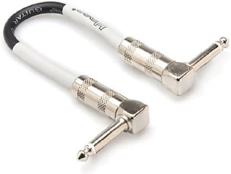 Hosa CPE-112 Right Angle to Right Angle Guitar Patch Cable, | Reverb