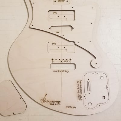 Guitar Building Templates Classic Telecaster Template plus | Reverb
