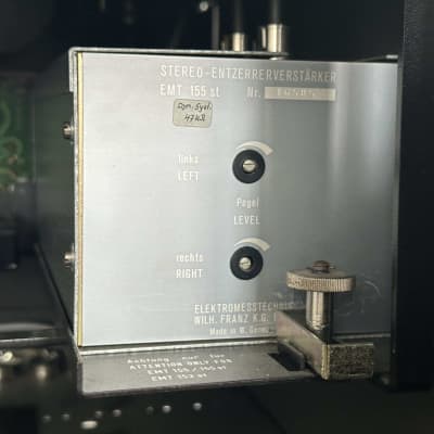 EMT 930 ST Turntable + 155 ST + Siemens Console | Reverb