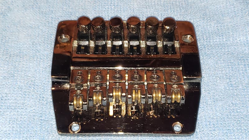 Kahler 7330 Fixed Bridge Flat Mount 1978 - 1990 - Black | Reverb