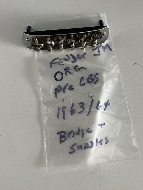 Fender Jazzmaster Bridge 1963/64 - Silver | Reverb