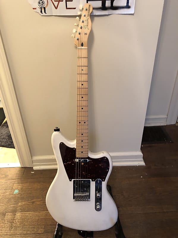 Fender Jazzcaster Matte Olympic White | Reverb