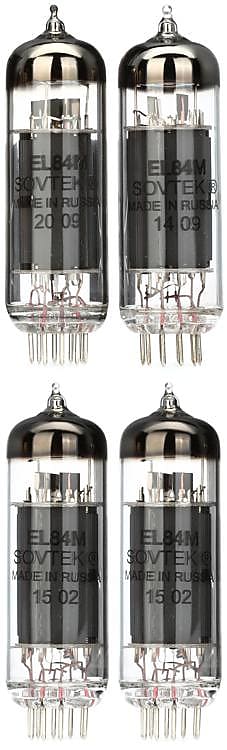 Sovtek EL84M Power Tubes - Matched Quartet (5-pack) Bundle | Reverb