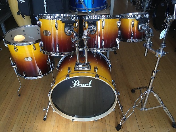 Pearl Export 5pc Shell Pack Amber Fade | Reverb